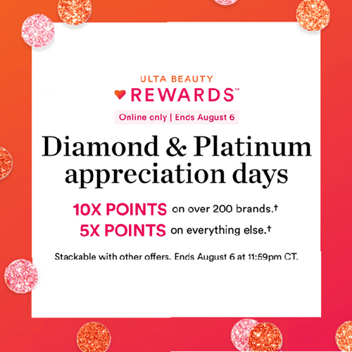 Ulta Beauty Diamond & Platinum Appreciation 2024 5X/10X Event - Beauty ...