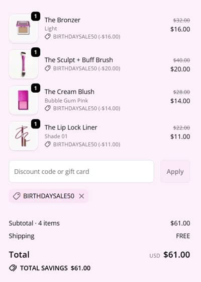 BASMA Makeup and Tools 50% OFF - Beauty Deals BFF
